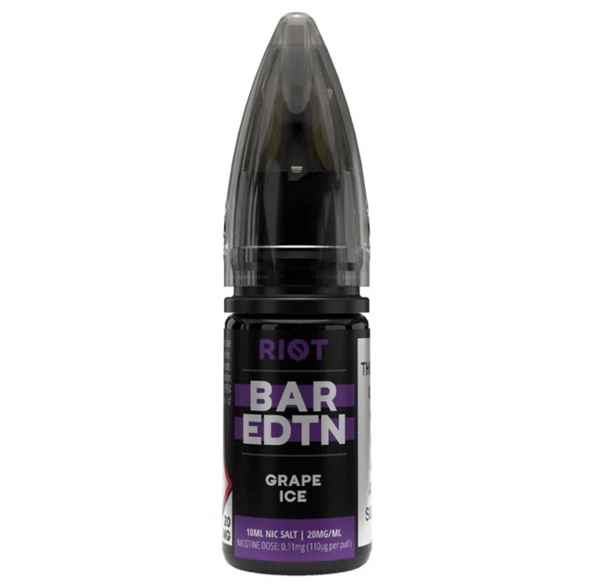 Riot Squad Grape Ice Bar Nic Salt E-Liquid 4 for £10 | Electronic ...