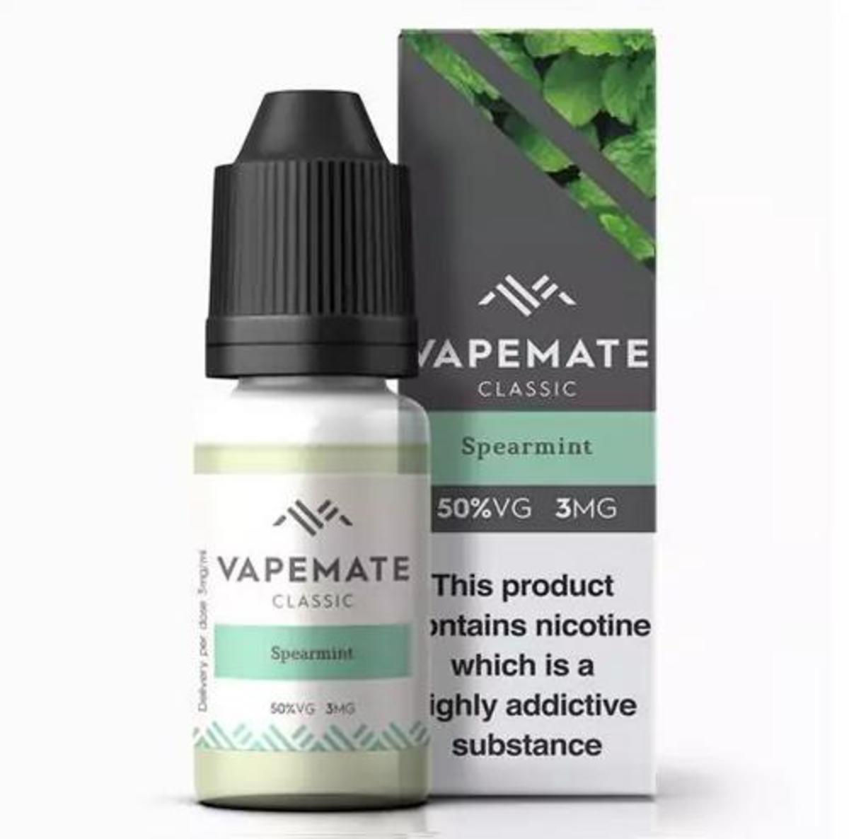 Vapemate Spearmint E-Liquid 50 50 10ml | Electronic Cigarette Co | Electronic Cigarette Co.