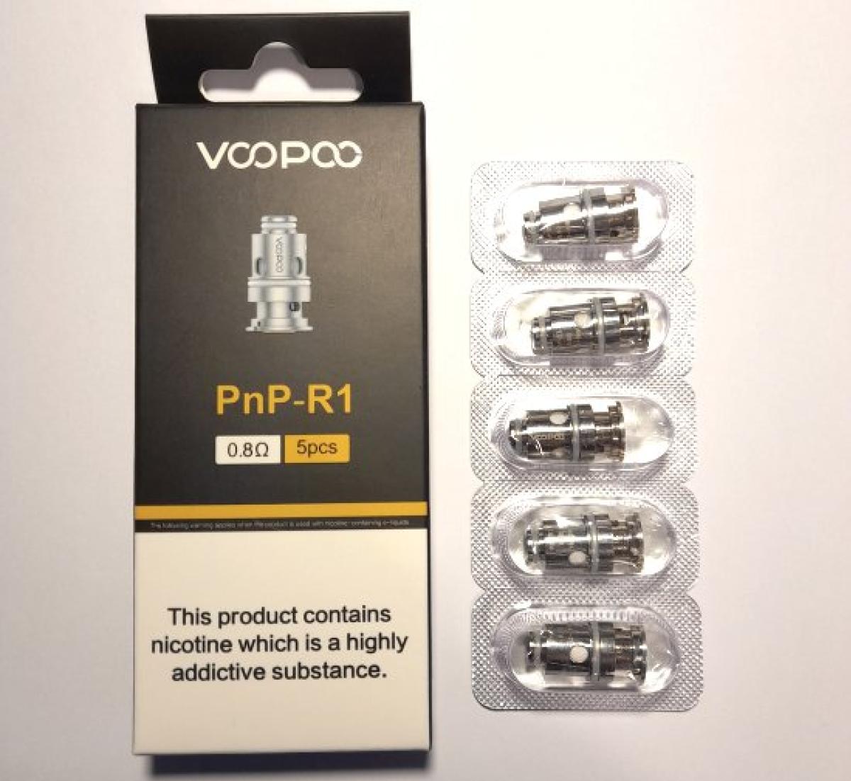 Voopoo PnP-R1 0.8 Ohm Coils - Drag Baby Trio Vinci Navi (5 Pack) | Electronic Cigarette Co